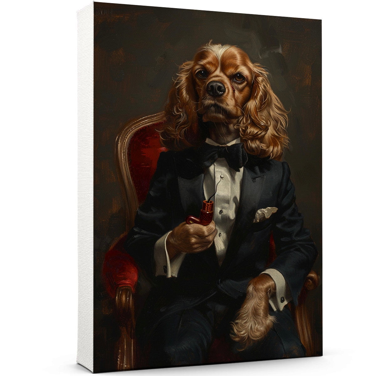 Cocker Spaniel Dog prints wall art Poster Unframe, Cocker Spaniel Boss ...