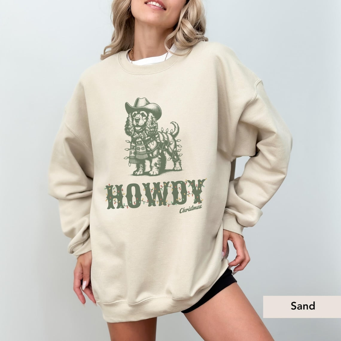 Cocker Spaniel Howdy Sweatshirt, Cocker Spaniel, Dog , Dog , Cocker ...