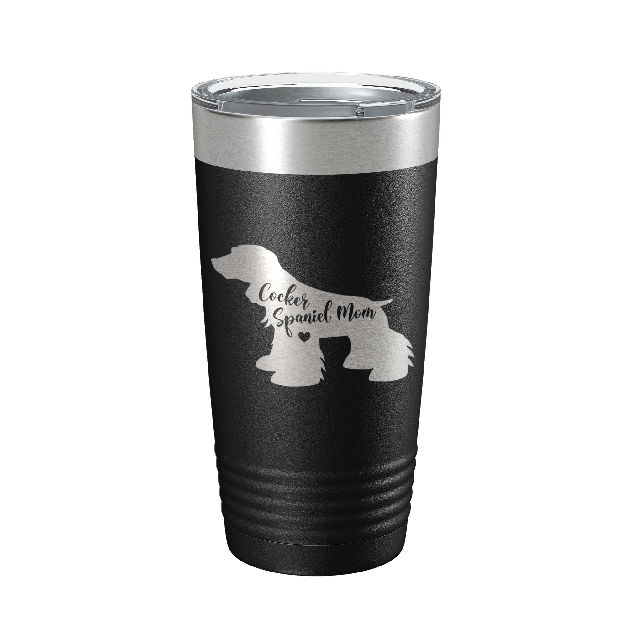 Cocker Spaniel Mom Tumbler Dog Travel Mug Gift Insulated Laser Engraved ...