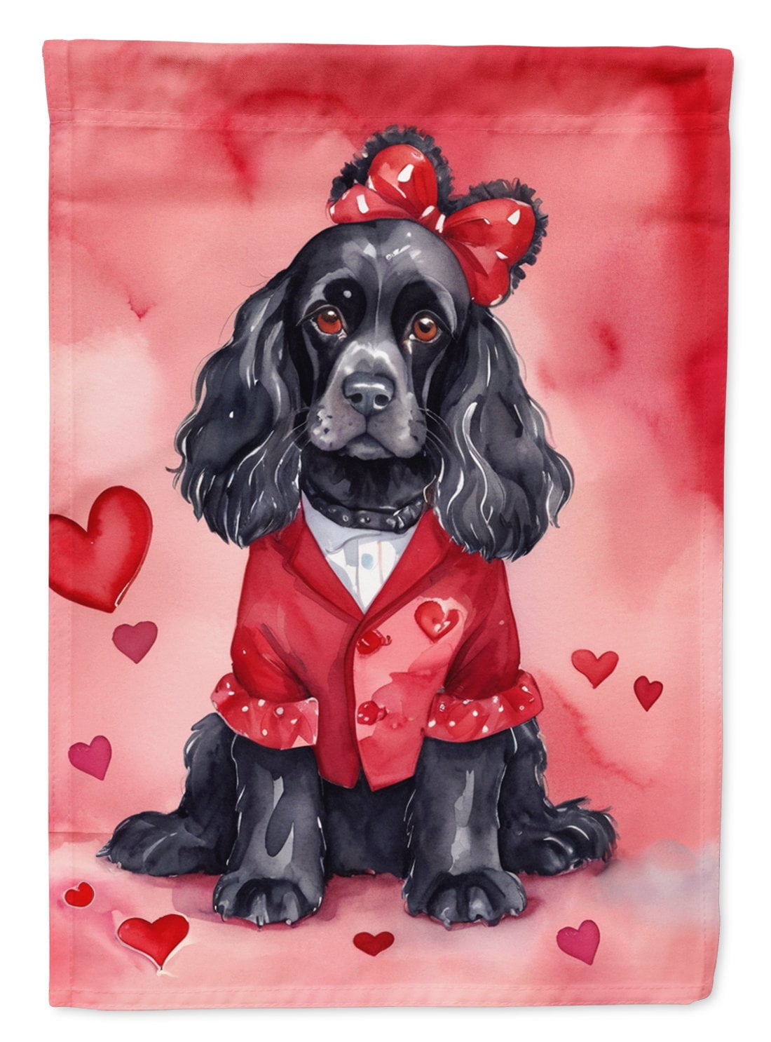 Cocker Spaniel My Valentine House Flag 28 in x 40 in - Walmart.com
