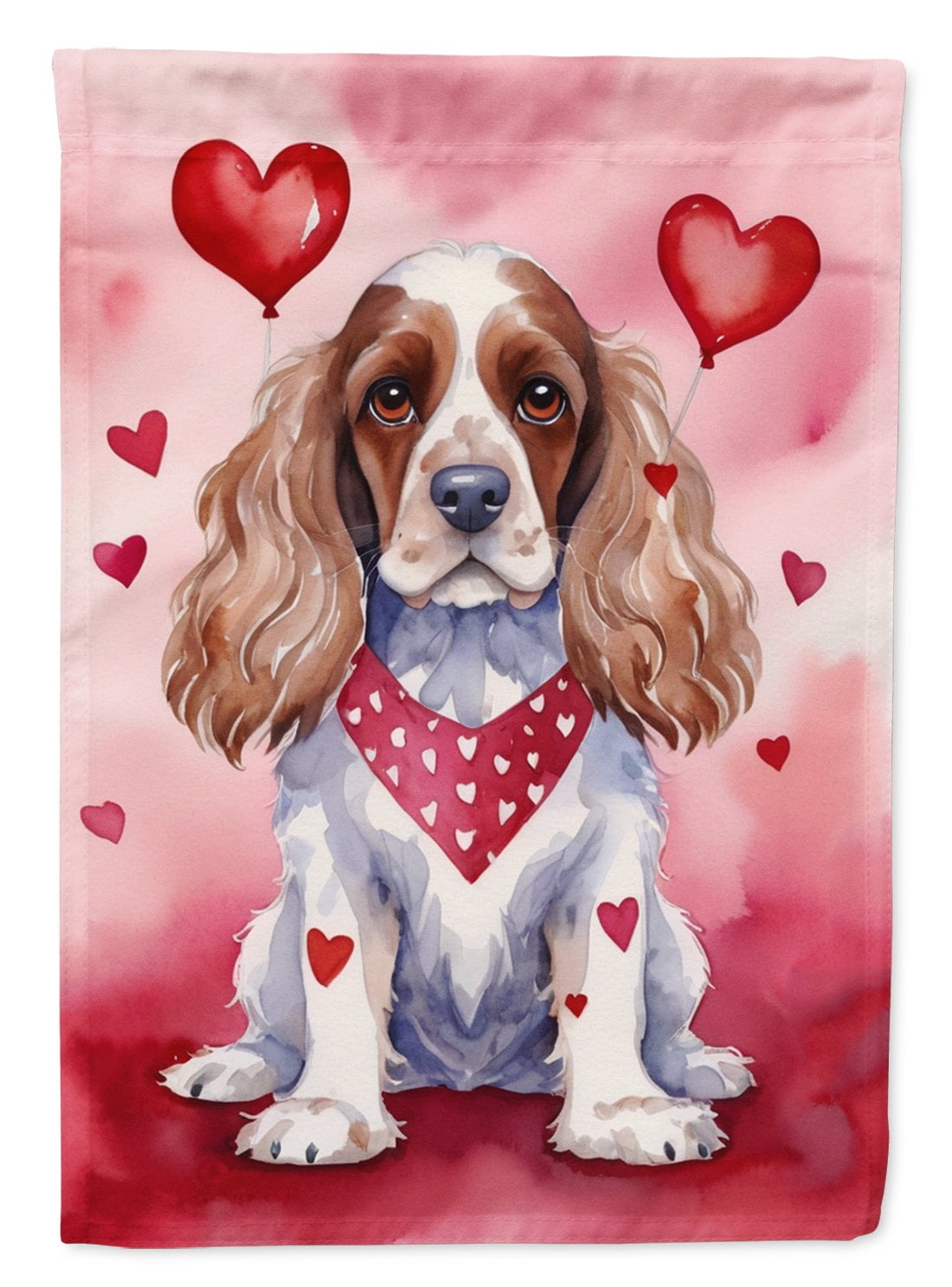 Cocker Spaniel My Valentine House Flag 28 in x 40 in - Walmart.com