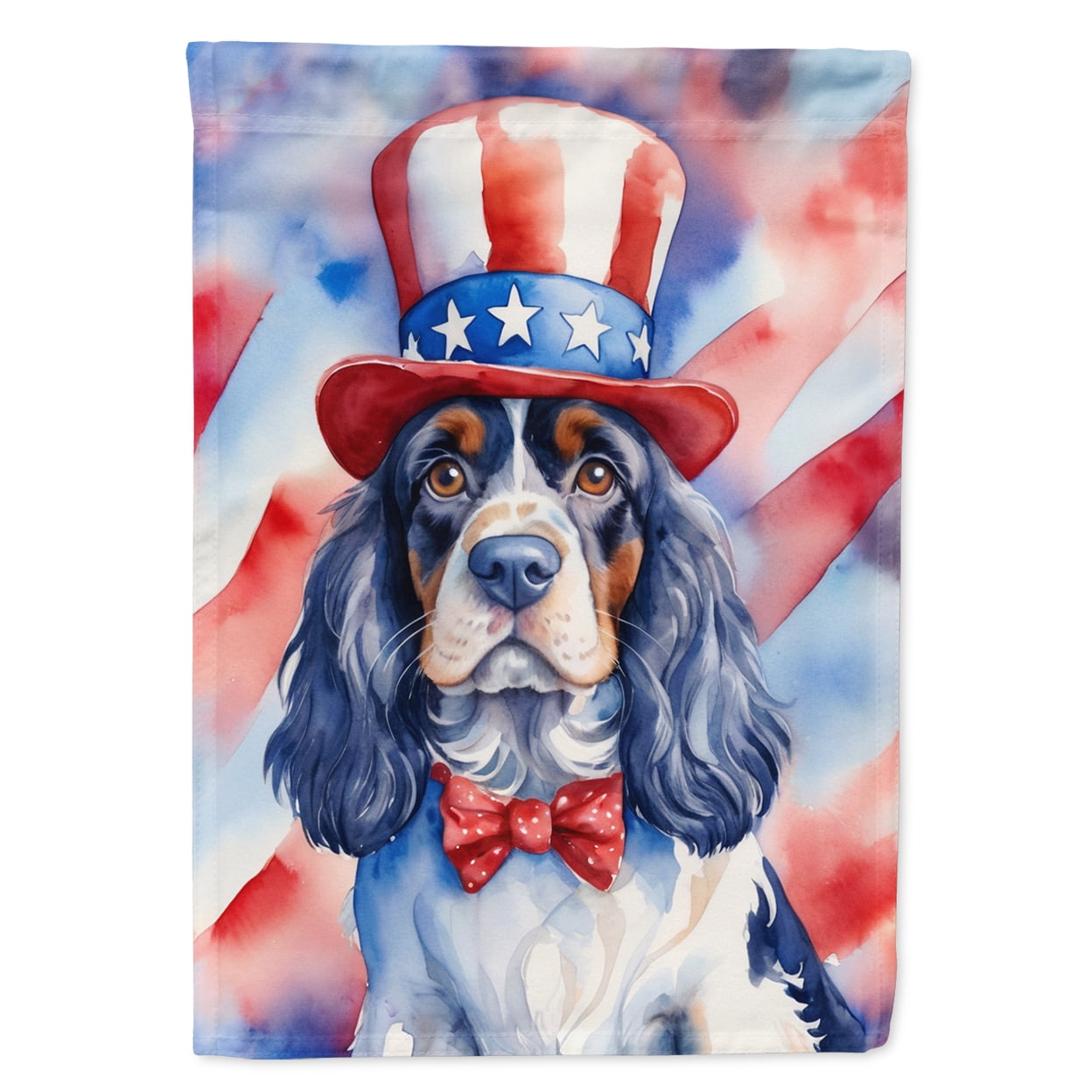 Cocker Spaniel Patriotic American House Flag 28 in x 40 in - Walmart.com