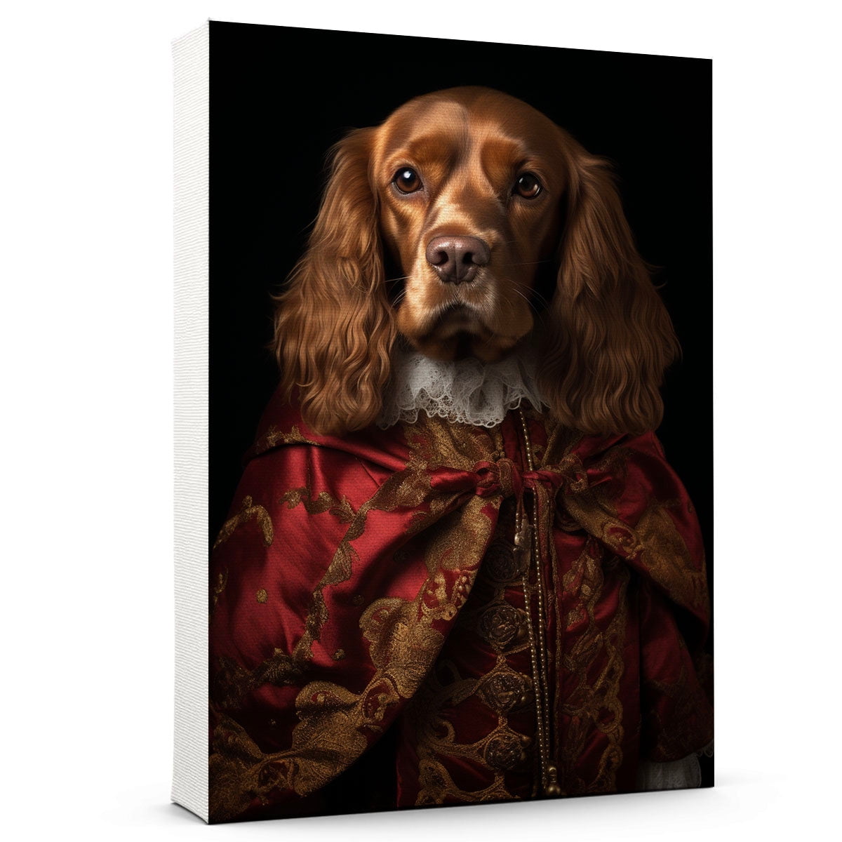 Cocker Spaniel Pet Portrait in a Royal Costume Dog in a Costume ...