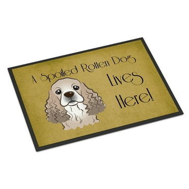 Yorkie Puppy Spoiled Dog Lives Here Door Mat - Walmart.com