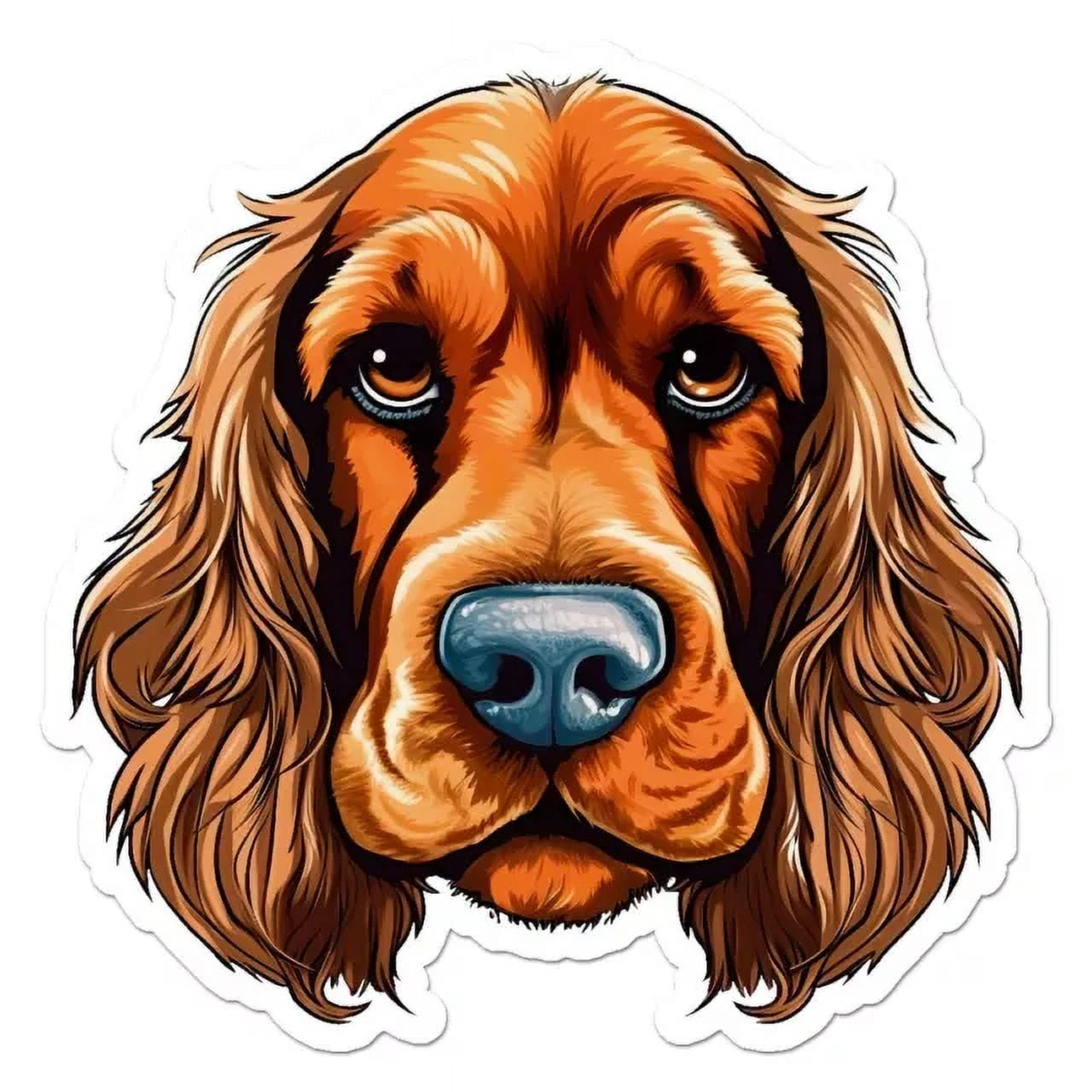 Cocker Spaniel Sticker Phone Decal Water Bottle Stickers Car Decals ...