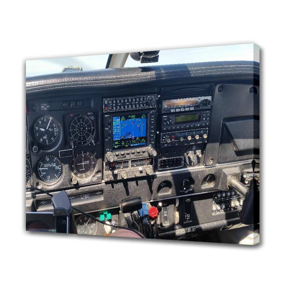 Cockpit Airplane Saratoga Piper Canvas Poster Bedroom Decor Sports ...