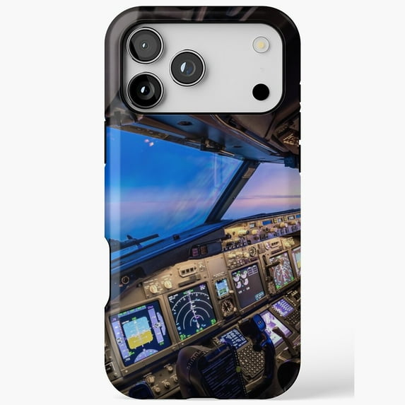 Cockpit Overview Aviation Diagram For iPhone 11-17 Pro Max Phone Tough ...