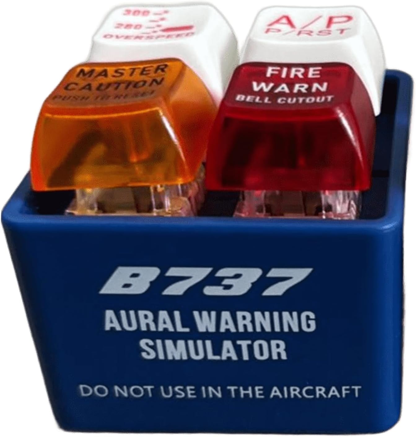 Cockpit TCAS Sounds Simulator Keychain Pilot and Crew Alert Keychain ...