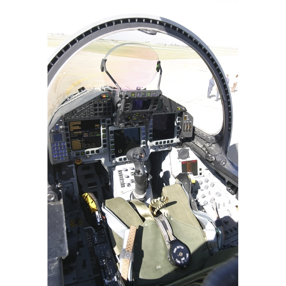 Cockpit view of a Eurofighter Typhoon Poster Print - Walmart.com