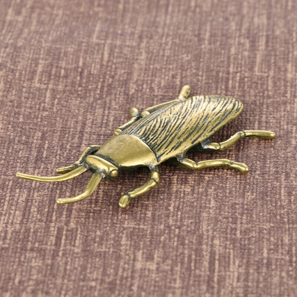 Cockroach Brass Figurine Statue House Decoration Reptile Animal ...