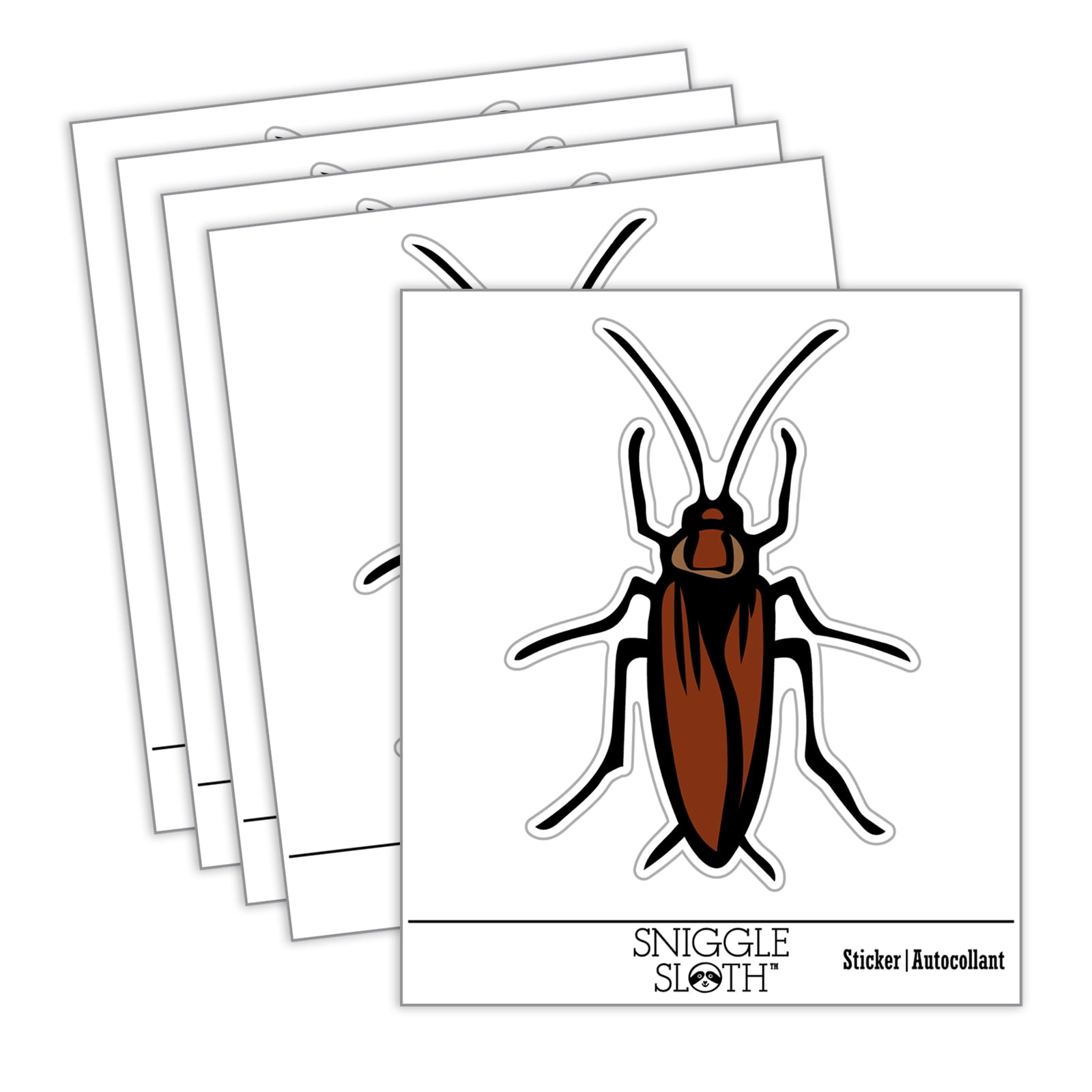 Cockroach Bug Insect Vermin Car Window Bumper Water Bottle Phone Tablet ...