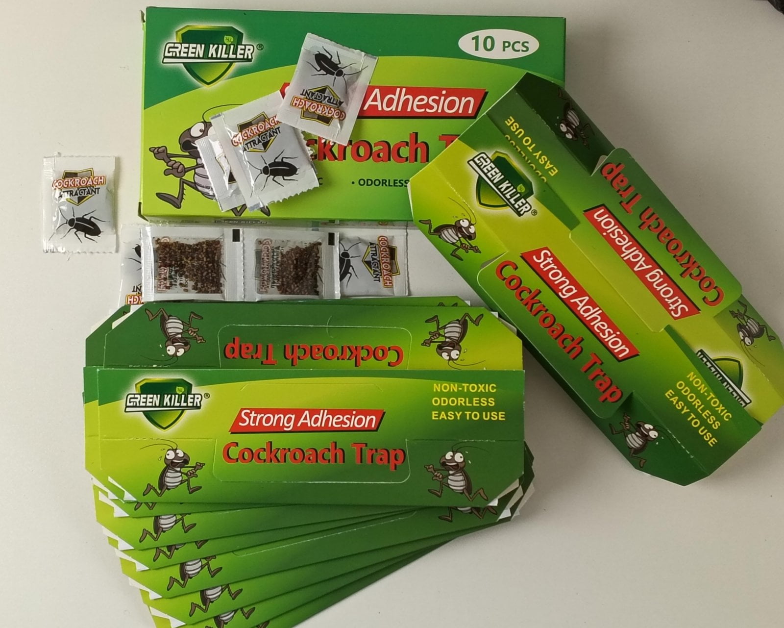 Cockroach Catcher Roach Trap, Cockroach Buster(4 Pack, 40 Traps ...