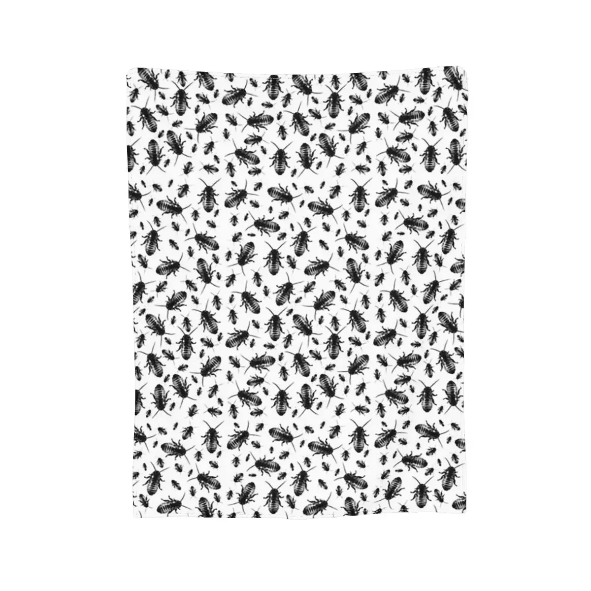 Cockroach Invasion Blanket Soft Warm Flannel Throw Blanket Bedspread ...