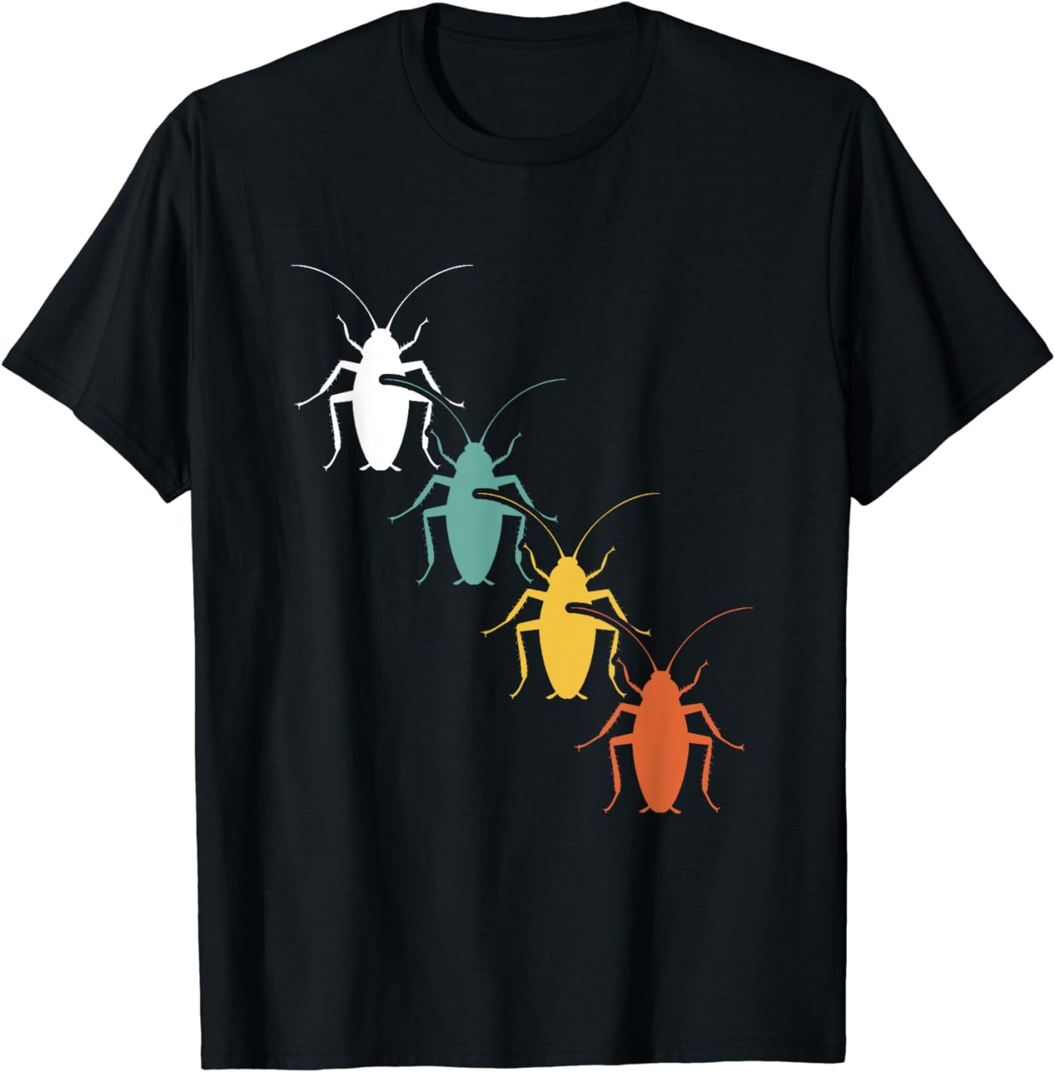 Cockroach Retro Vintage T-Shirt - Walmart.com