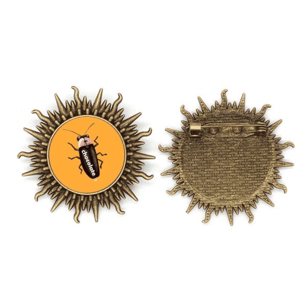 Cockroach Roach Blackbeetle Bugs Sick Metall Sonne Brosche Haken Pin ...