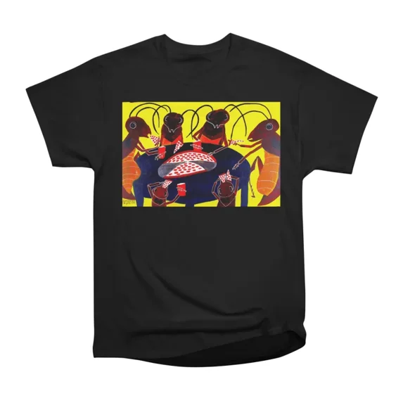 Cockroaches Eating Pizza T-Shirt Tee Gift For Him Merch For Her Apparel ...