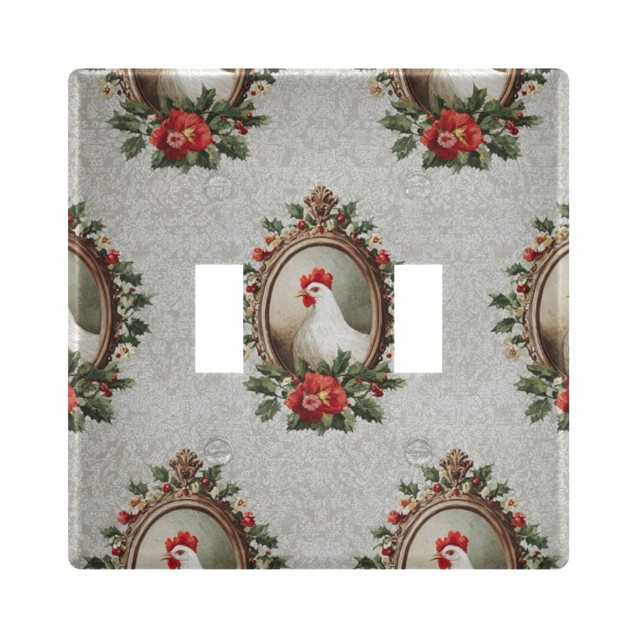 Cocks Inside The Frame Light Switch Cover Electrical Outlet Cover ...