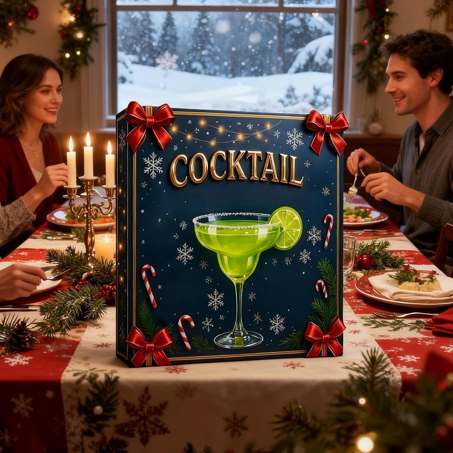 Cocktail Advents Calendars 2025, 24 Days Cocktail Garnish Christmas ...