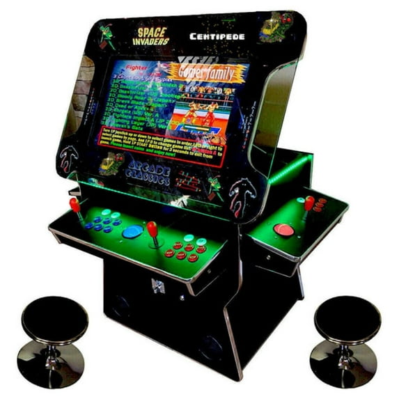 Top Arcade Cabinet Table with Stools: 3505 Games, Retro Multi-cade ...