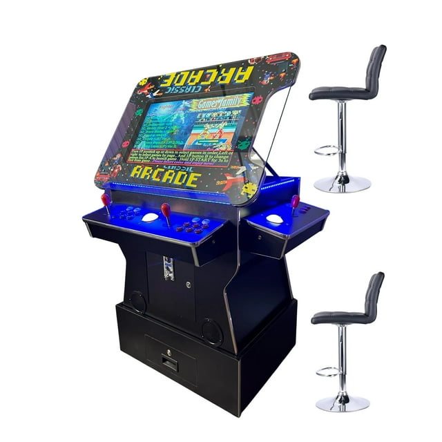Cocktail Arcade Tilt lift up Arcades With Riser machine Retro ...