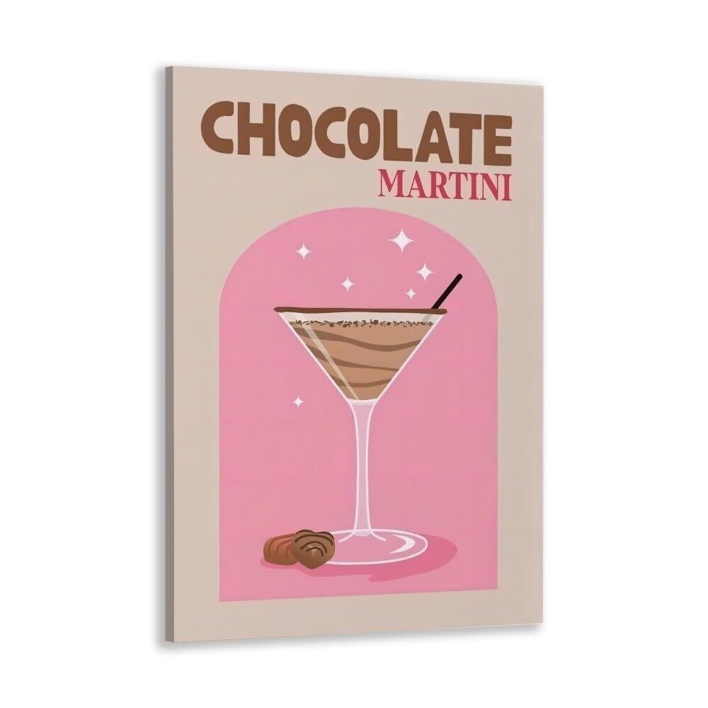 Cocktail Bar Wall Decor Vintage Dirty Gin Martini Posters (7) Classic ...