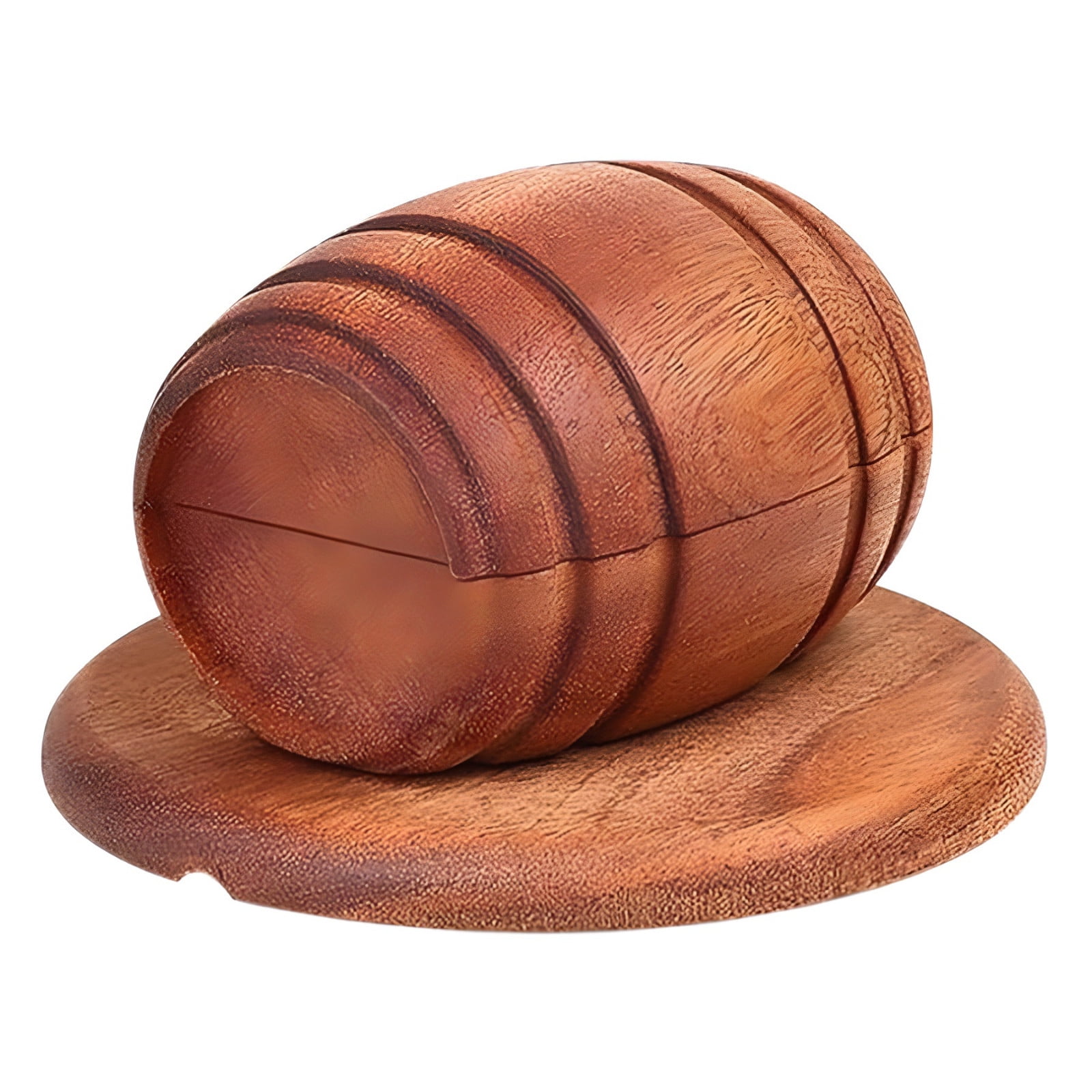 Cocktail Barrel Smoker, Wooden Whiskey Barrel Design Drink Smoker Kit ...