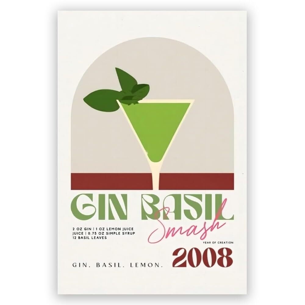 Cocktail Canvas Wall Art Daiquiri Cocktails 1898 Posters (1) Vintage ...
