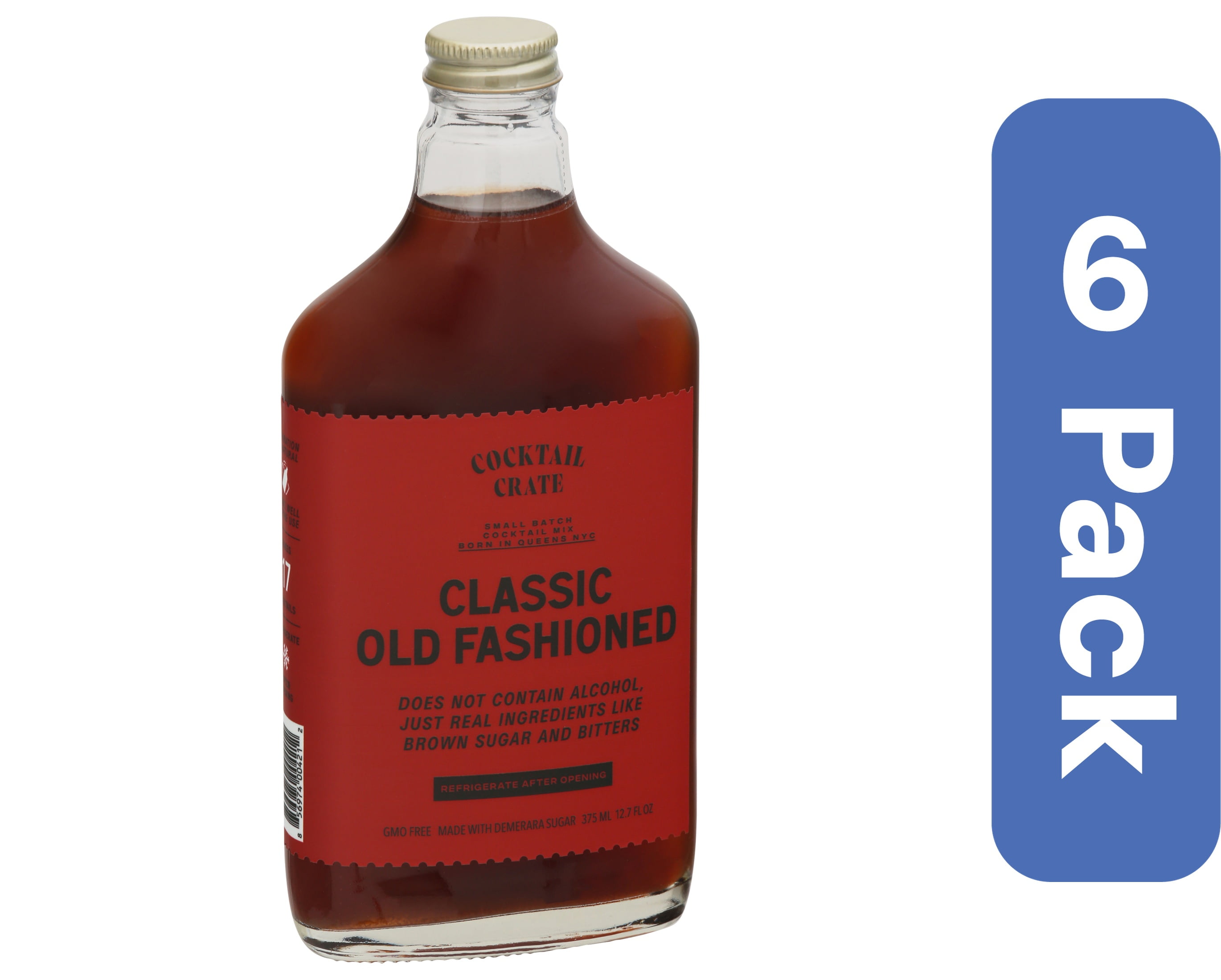 Cocktail Crate Cocktail Mix Old Fashioned 12.68 oz (Pack Of 6 ...