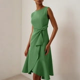 Cocktail Dresses For Women Women's Elegant Midi DressSleeveless ...