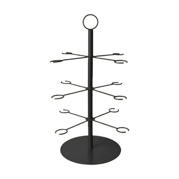 Cocktail Glass Tree Stand, 3-Tier Metal Drink Tower for Wedding & Party ...
