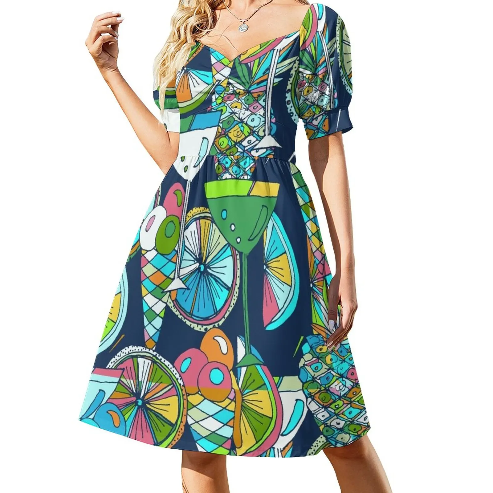 Cocktail Hour Sleeveless Dress Women's skirt womans clothing Woman's ...