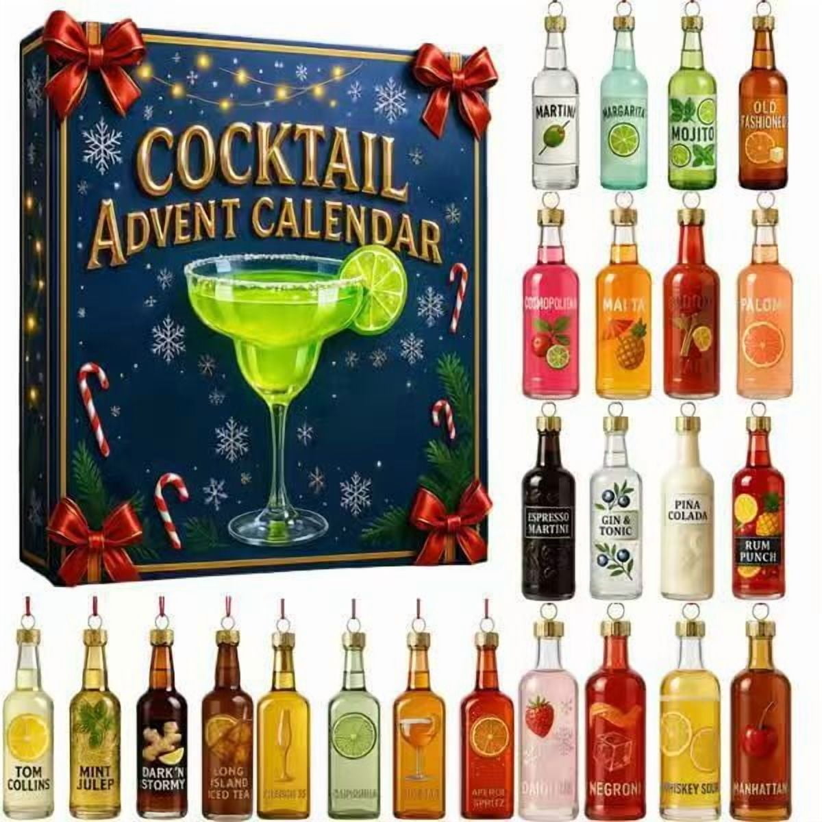 Cocktail Lover Advent Calendar Blind Box 2025 2026 Christmas Halloween ...
