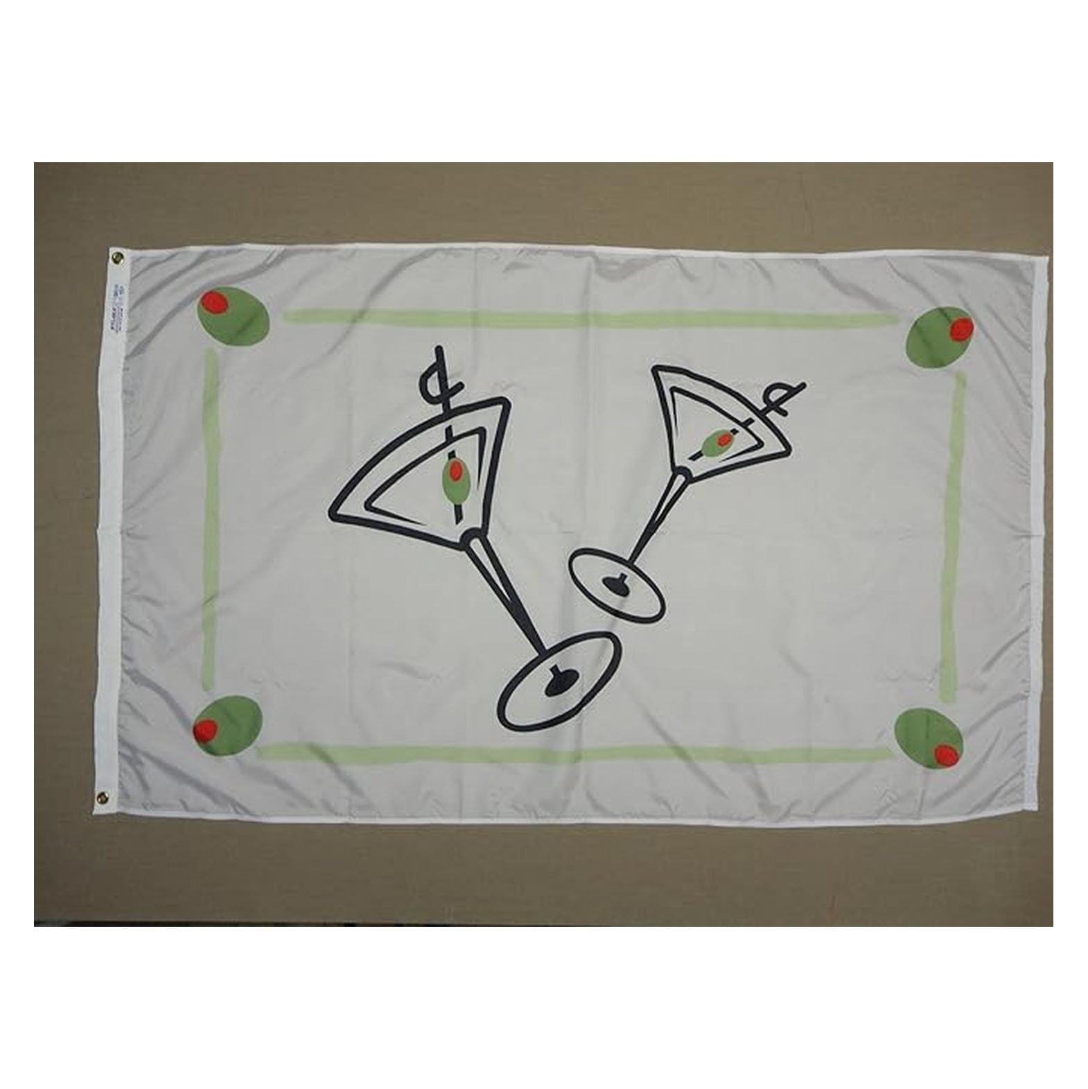 Cocktail Martini Party Flag 3x5 Ft - Nylon Bar Decor, Restaurant Flag ...