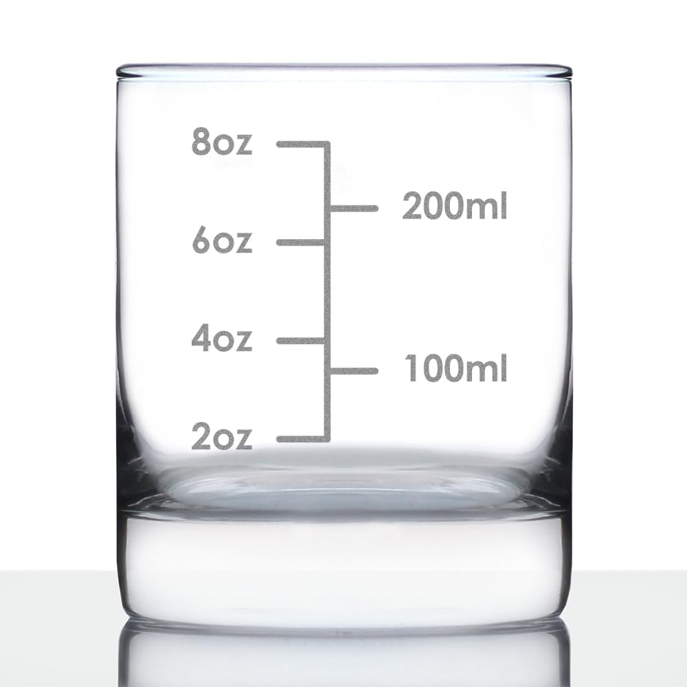 Engraved Measuring Glass
