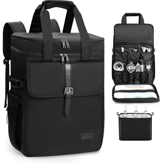 Cocktail Mixing Glass, 18oz Crystal Bartender Kit, 5 Piece Bar Mixing ...