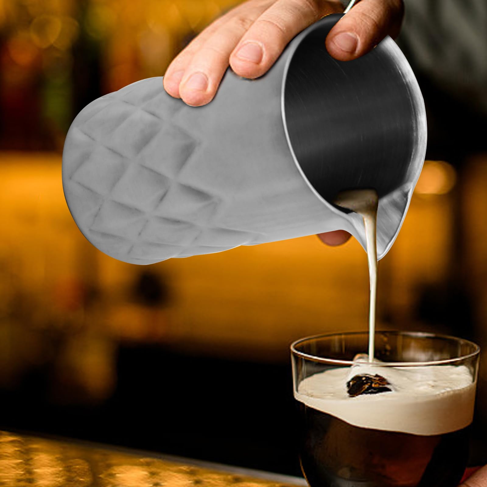 Cocktail Mixing Glass, Bar Tools, Stainless Steel Martini Stirring ...