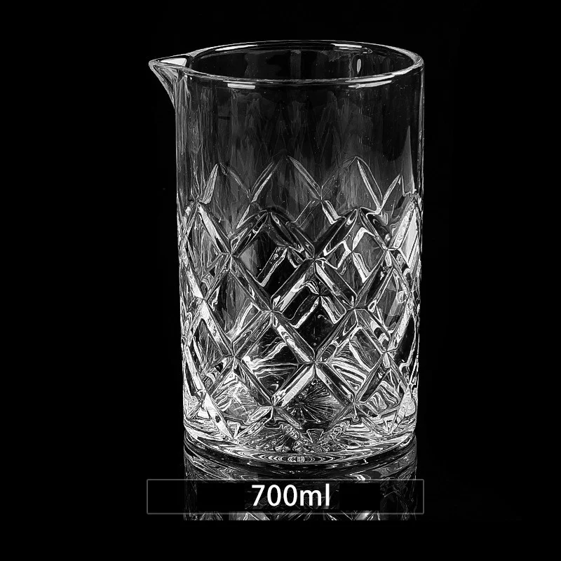 Cocktail Mixing Glass bartender Beaker Cocktail Stirring Glass with ...