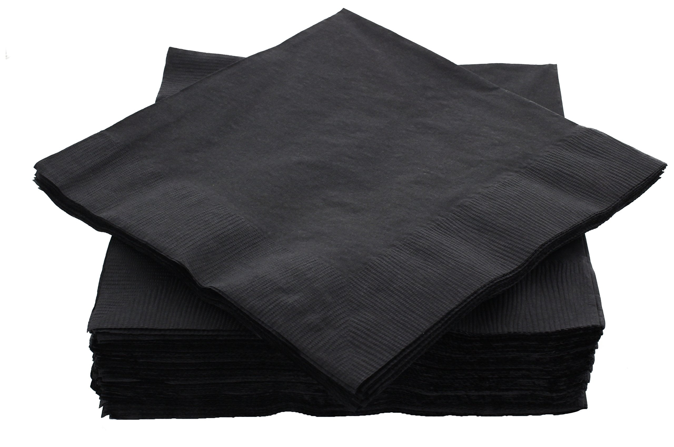 Cocktail Napkins Disposable, Black Beverage Napkins Soft and Absorbent ...