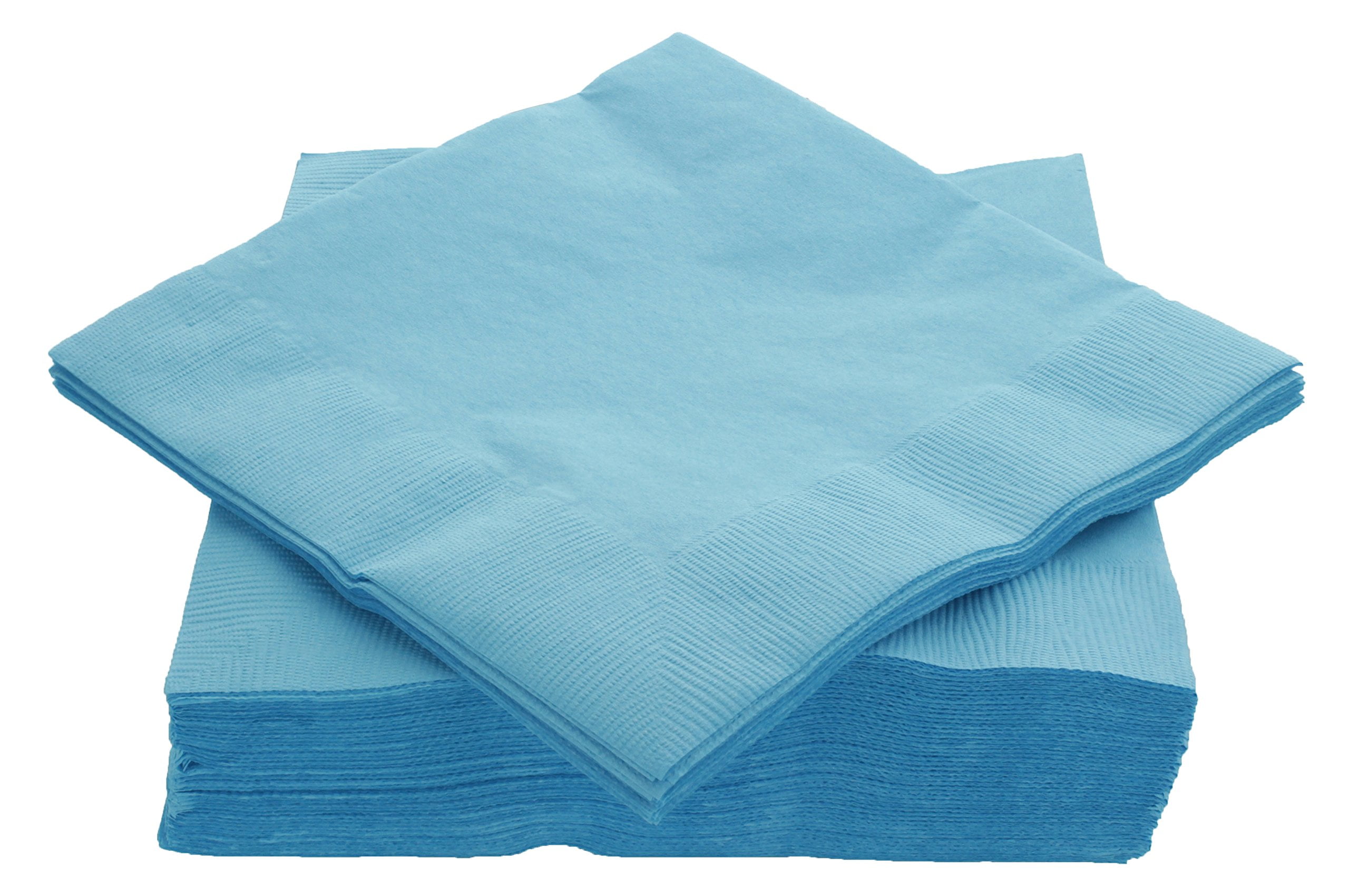 Cocktail Napkins Disposable, Blue Beverage Napkins Soft and Absorbent ...