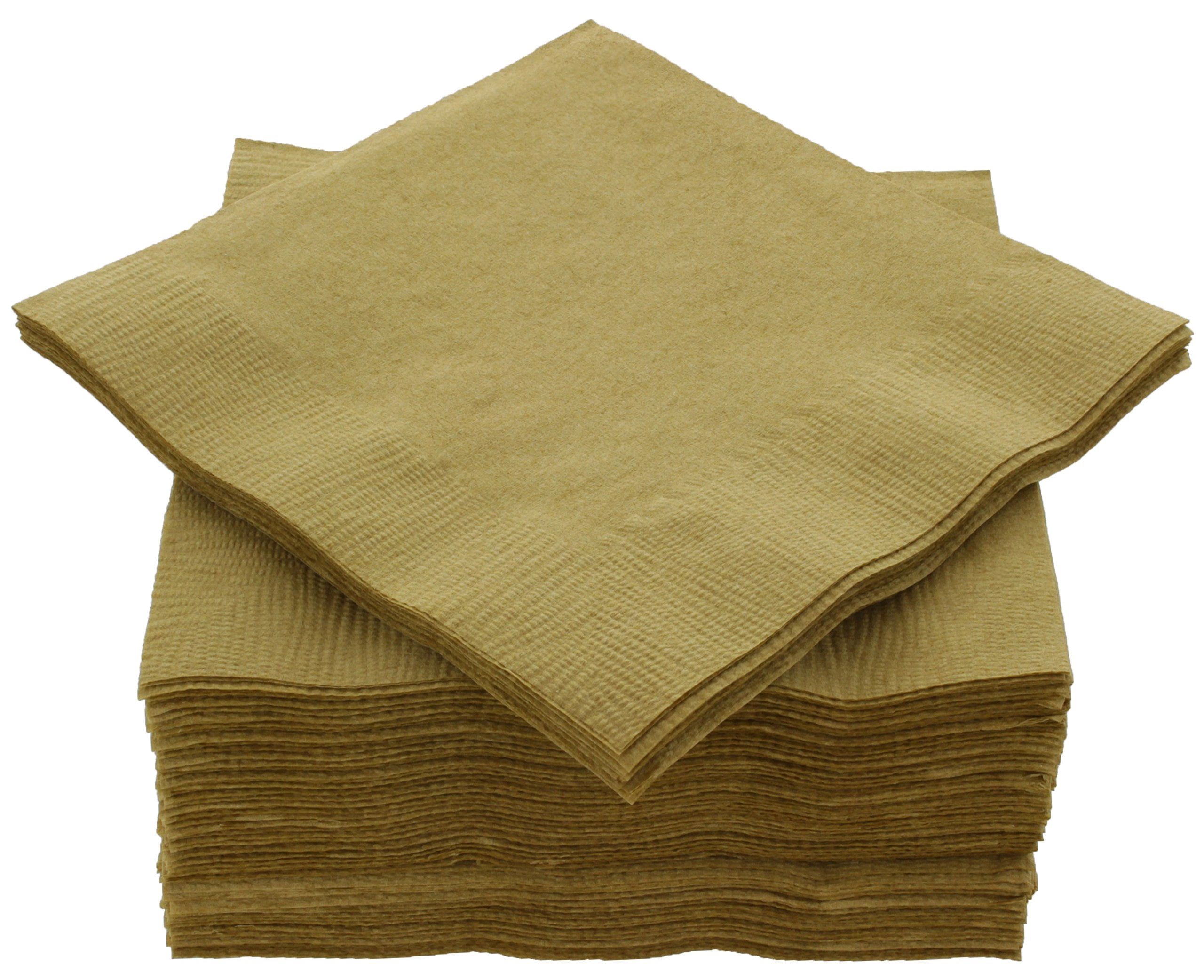 Amcrate Small Package Decorative Fancy Gold Cocktail Napkins ...