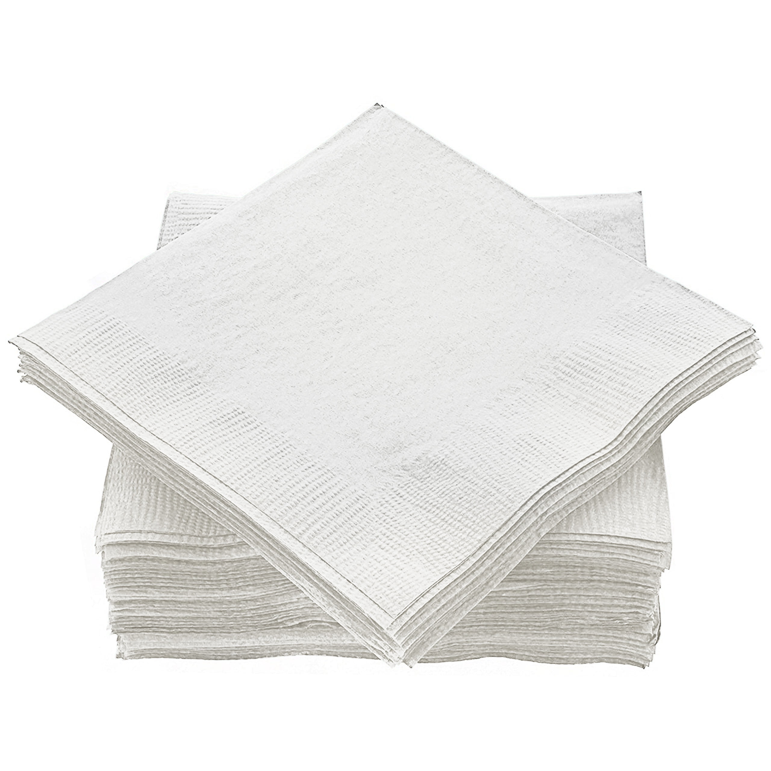 Cocktail Napkins Disposable, White Beverage Napkins Soft and Absorbent ...