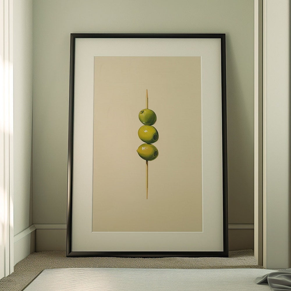 Cocktail Olives Print, Martini Poster, Minimalist Wall Art, Cocktail ...