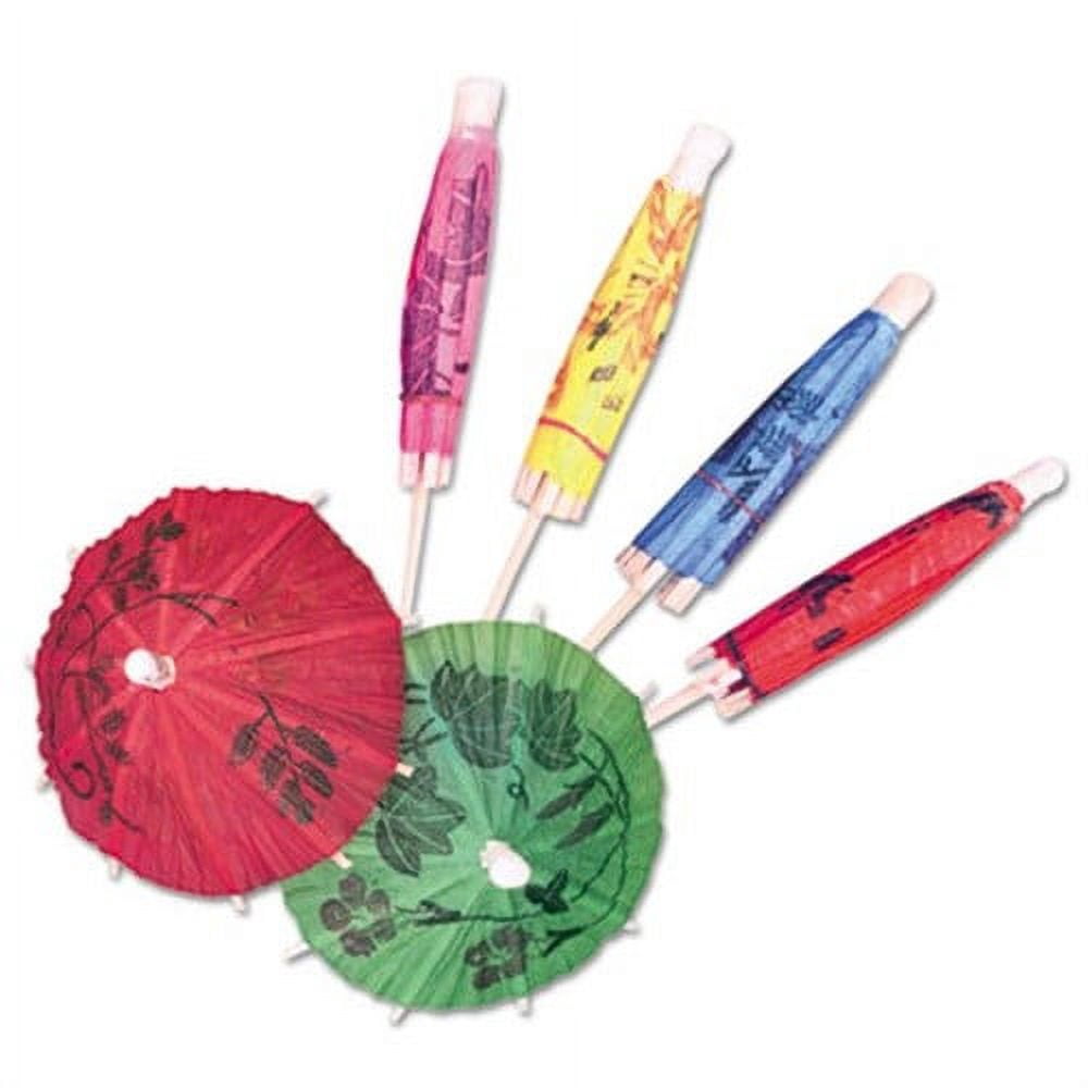 Cocktail Parasols, 3", Assorted, 144/Box, 50 Boxes/Carton - Walmart.com