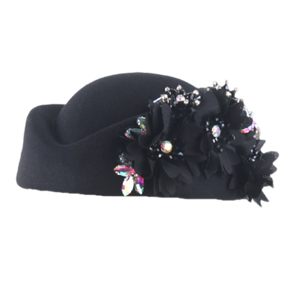 Cocktail Party Beret Hat 1920s Theme Event Fascinator Hat Stewardess ...
