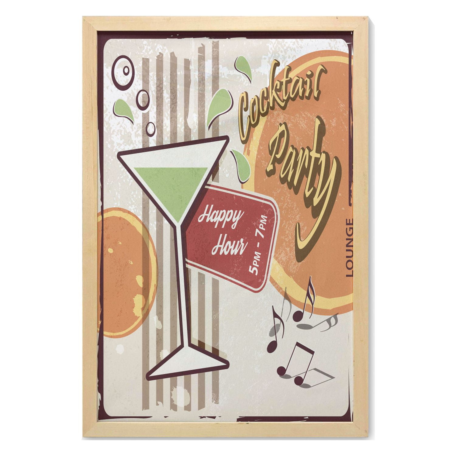 Retro Cocktail Party Art