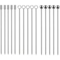 Cocktail Picks Stainless Steel Martini Skewers Olive Drink Picks Set ...