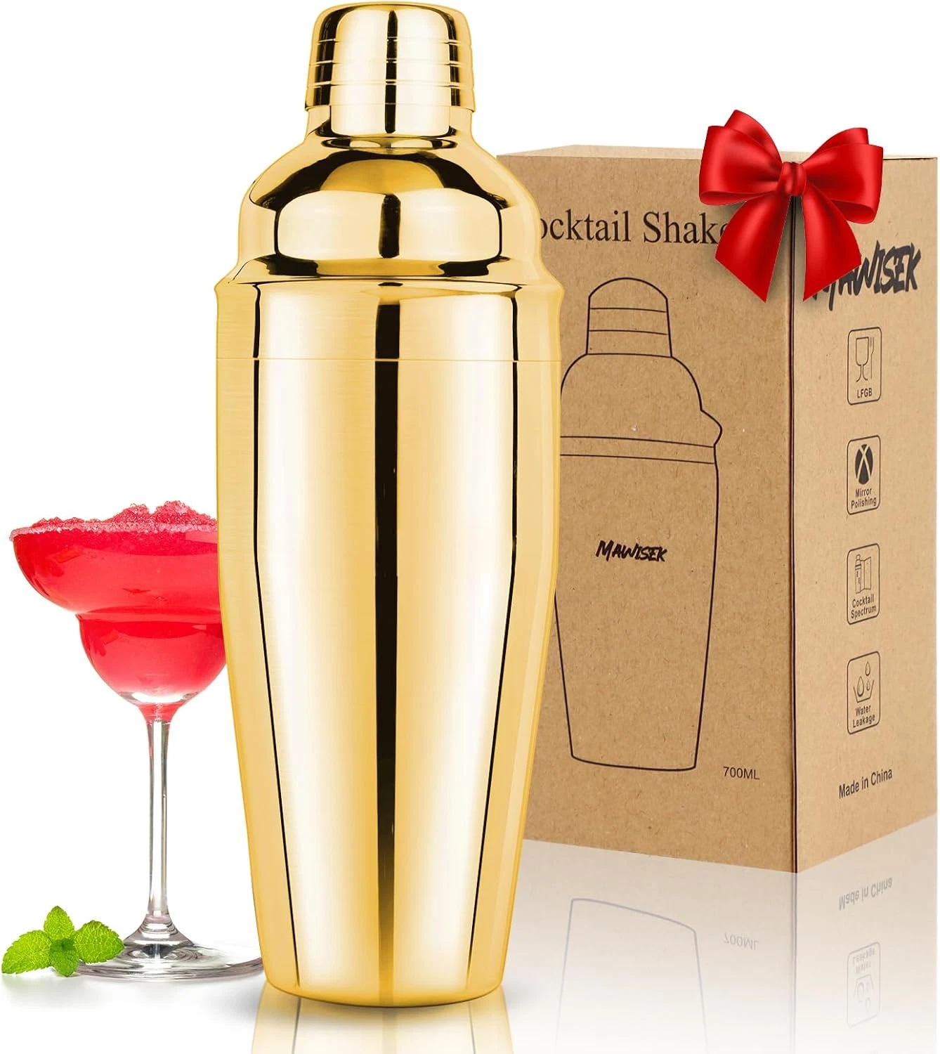 Cocktail Shaker 25Oz Martini Shaker Bar Shaker Drink Shaker Bar Tools ...