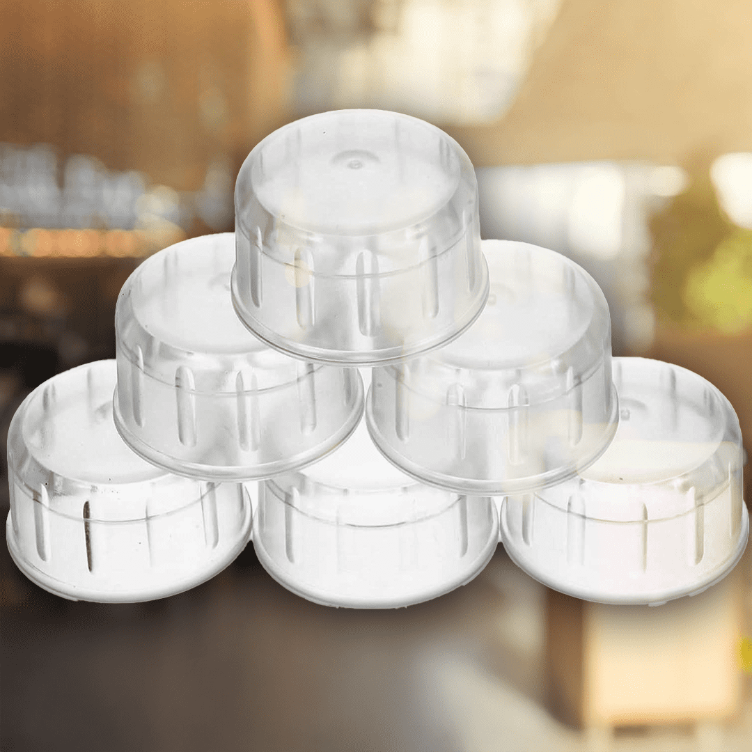 Cocktail Shaker Lid Caps Plastic Juice Shaker Cup Covers Milk Tea ...