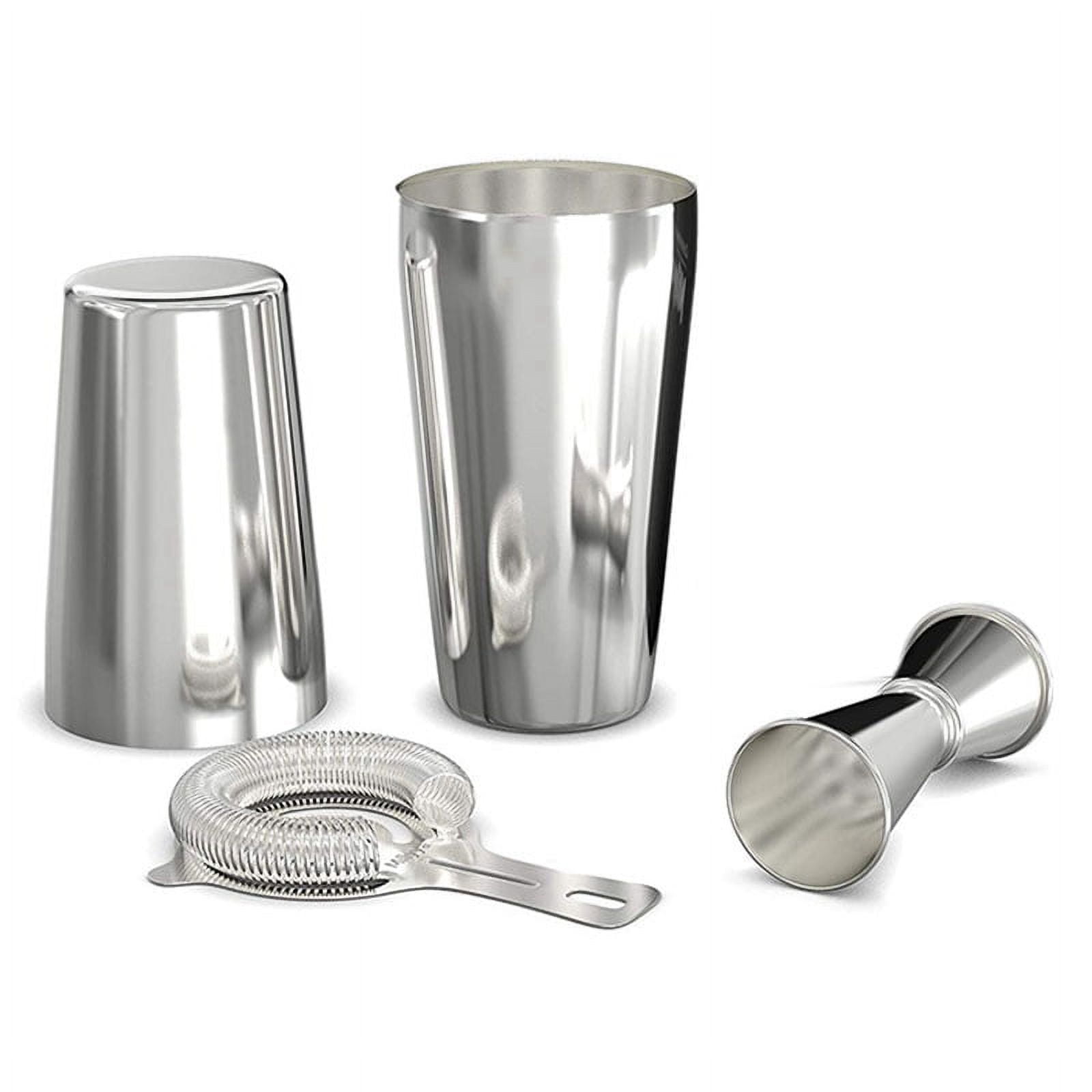 Cocktail Shaker Set: Professional Boston Shaker, Cocktail Strainer and ...