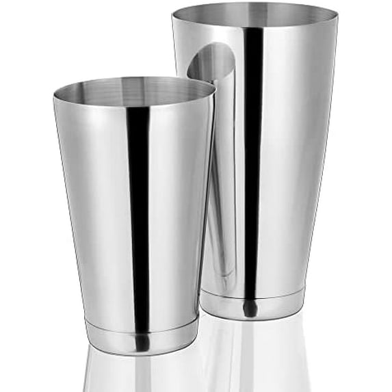 Cocktail Shaker Tins Set Stainless Steel, Pro Bar Style Boston Shakers ...